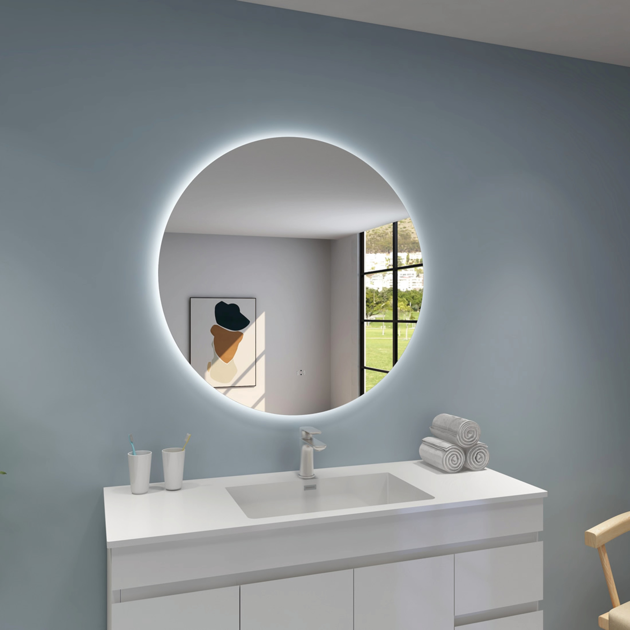UL900BM LED Backlit Mirror – Poseidon Bathroom and Kitchen