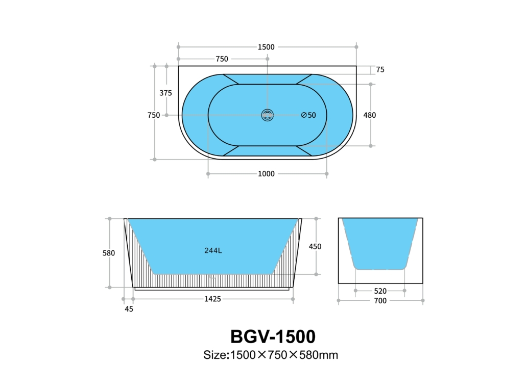 BGV-1500 – Poseidon Bathroom and Kitchen